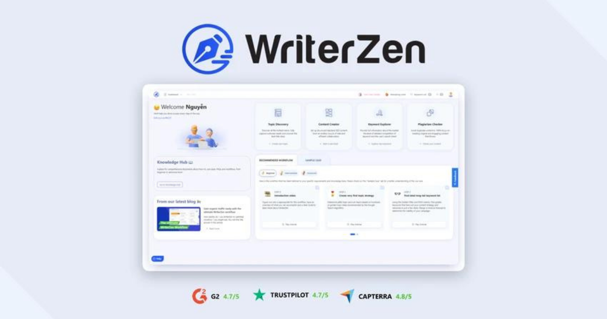 WriterZen Review: Appsumo Lifetime Deal for $69.00 - SOHID